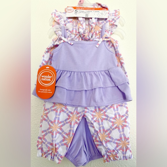 wonder nation | Matching Sets | Wonder Nation Baby Girl 5 Piece Set ...
